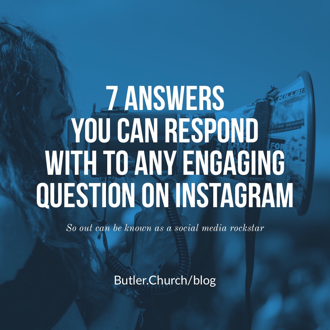 7 Answers You Can Respond With To Any Engaging Question On Instagram ...