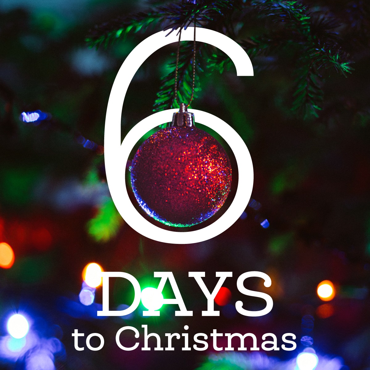 Christmas Countdown 6 Days Church Butler Done For You Social Media 